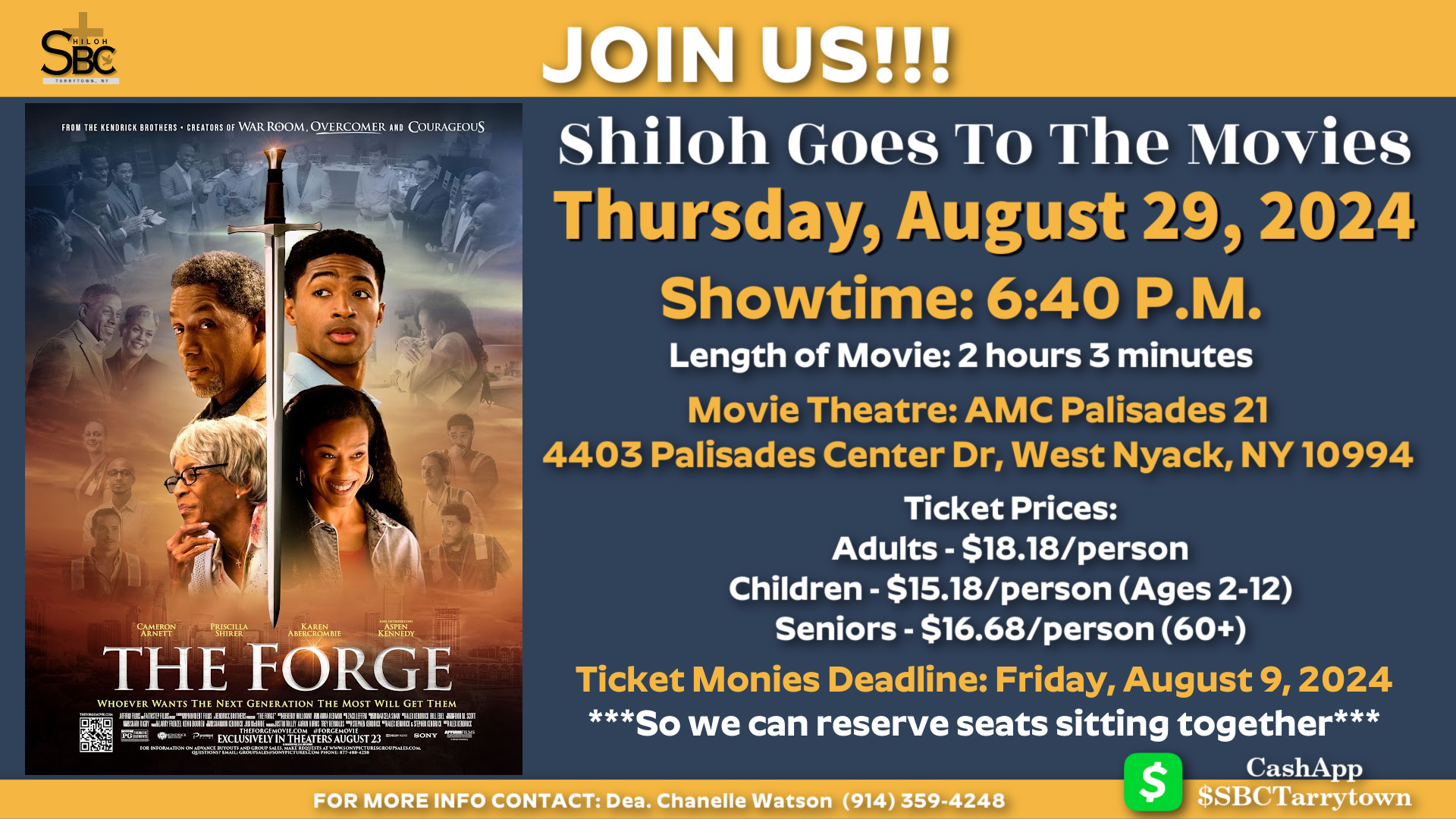 The Forge Movie Trip – Flyer-3 – Welcome to Shiloh Baptist Church ...