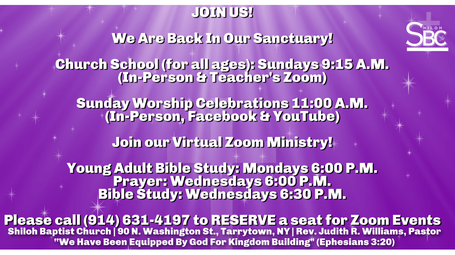 2024. Church School Flyer – Welcome to Shiloh Baptist Church, Tarrytown